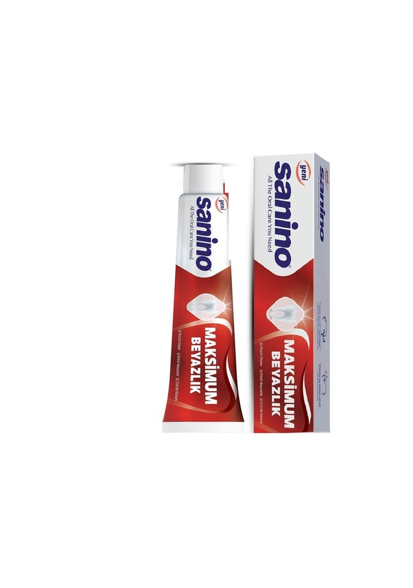 Sanino Maksimum Beyazlık Diş Macunu 75 ML Fiyatları ve Özellikleri