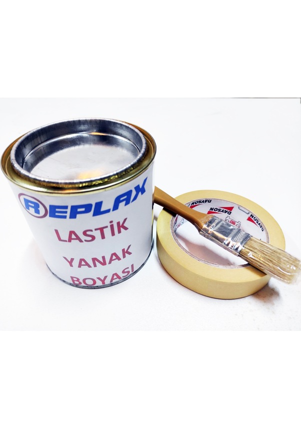 Replax Lastik Yanak Boyası 500 Ml.+Fırça+Bant Fiyatları ve Özellikleri