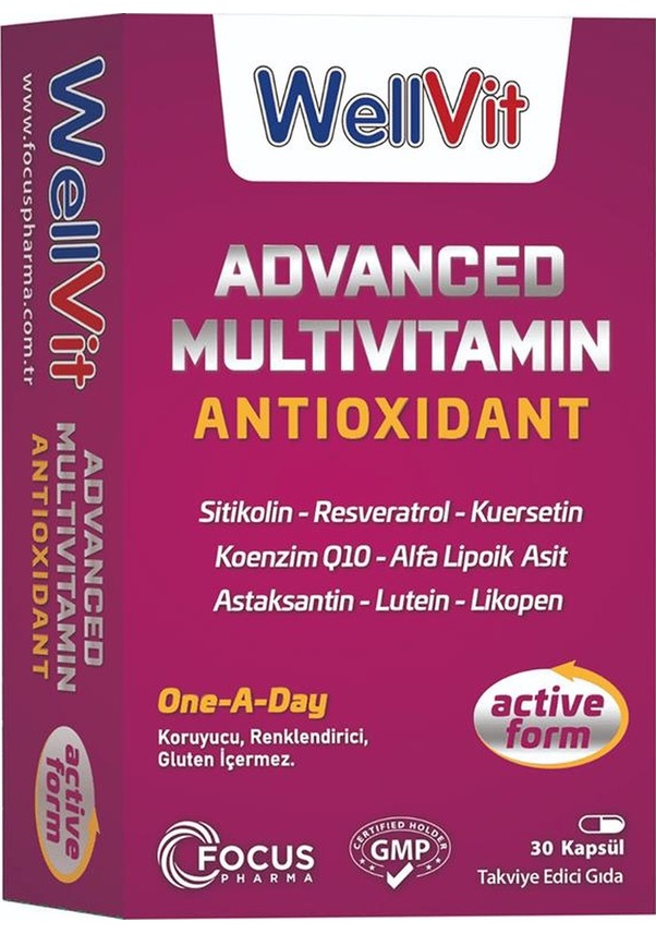Wellvit Advanced Multivitamin 30 Kapsül Fiyatları ve Özellikleri