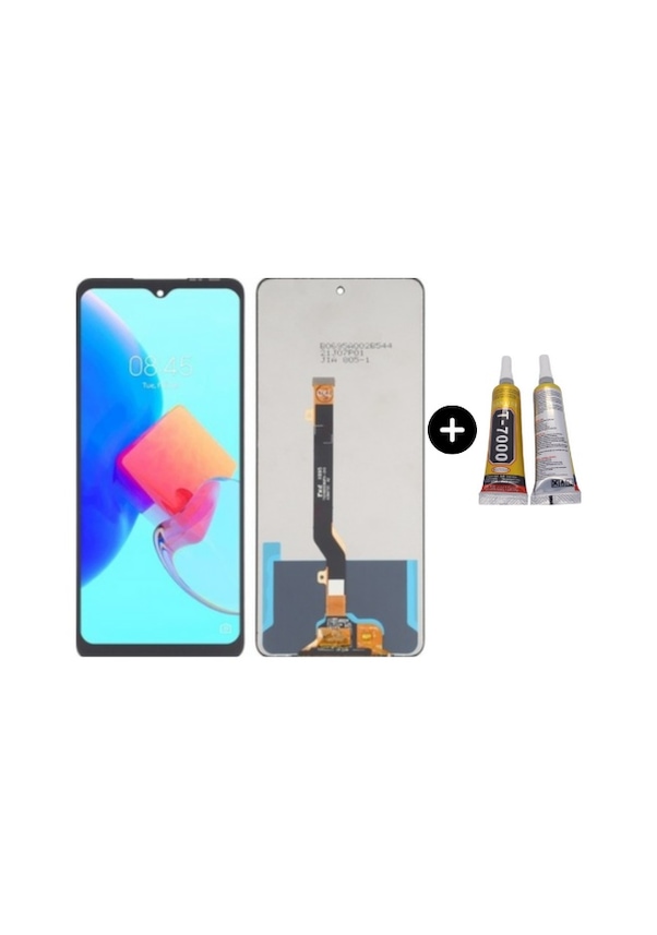 Tecno Spark 8p Uyumlu Servis Lcd Ekran Dokunmatik + B7000 Çok Renkli ...