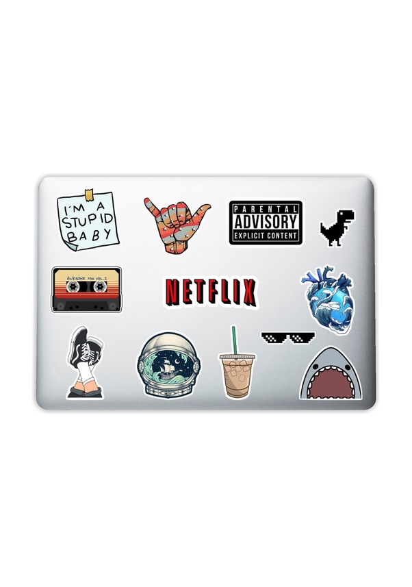 Dekoratif Laptop Notebook Tablet Telefon Sticker Set 02 Fiyatları ve ...