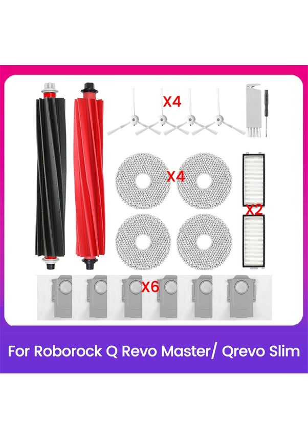 Roborock Q Revo Master, Qrevo Slim Robot Süpürge İçin Yedek Kit ...