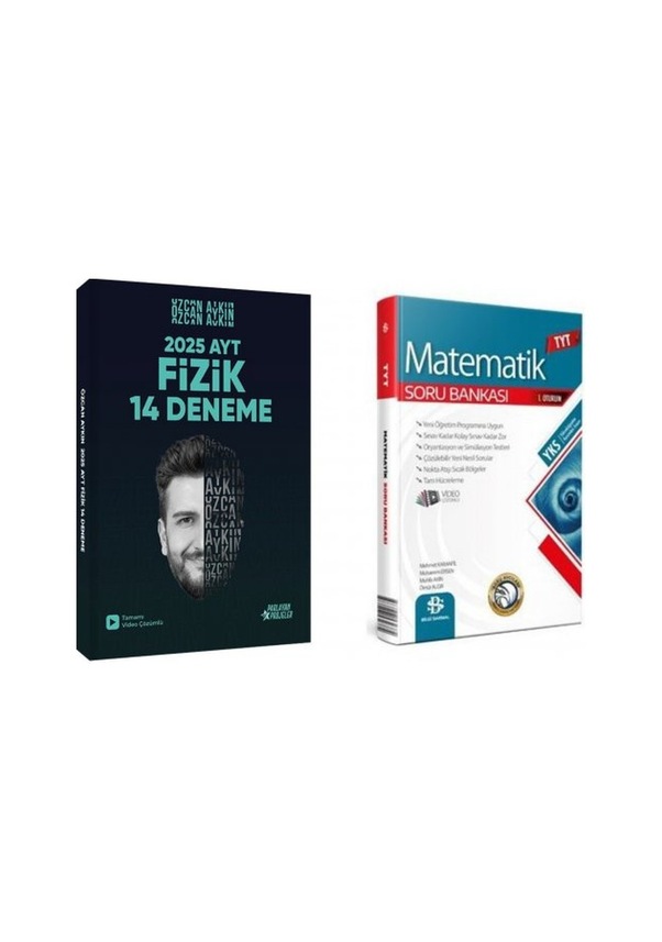 2025 Ayt Fizik 14 Deneme Özcan Aykın+ Bilgi Sarmal Tyt Matematik Soru Bankası Fiyatları ve ...