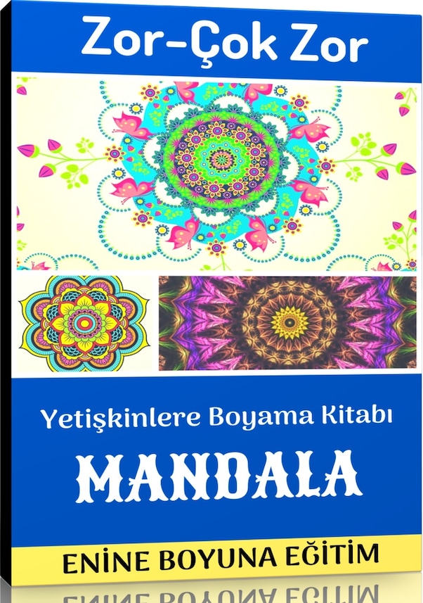Zor -Çok Zor Mandala Boyama Kitabı Fiyatları ve Özellikleri