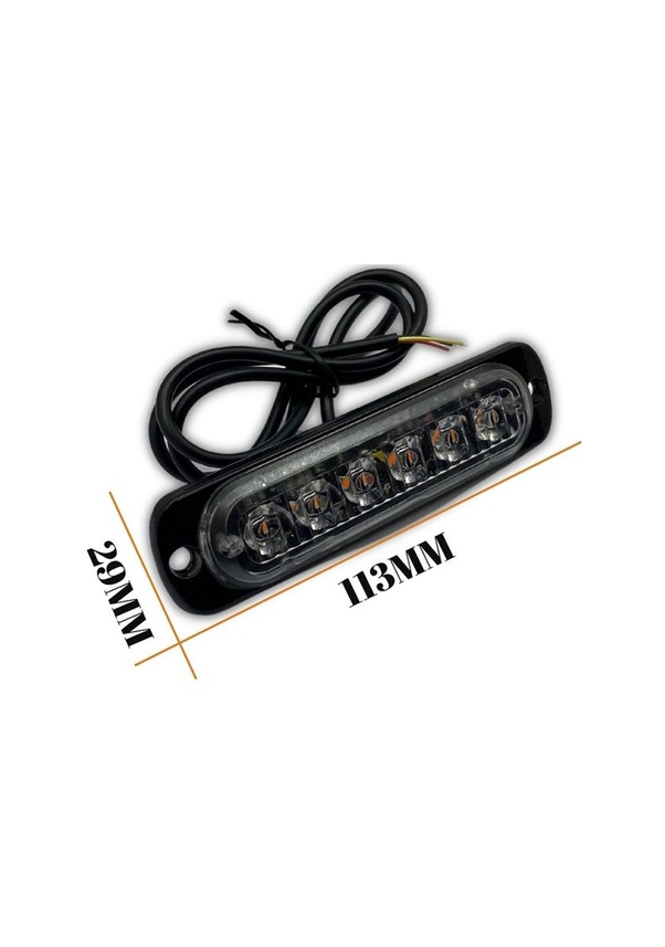 9V-36V LED MİNİ BAR OFF-ROAD 14 FONKSİYONLU ÇAKAR TURUNCU (113*28*10 MM ...