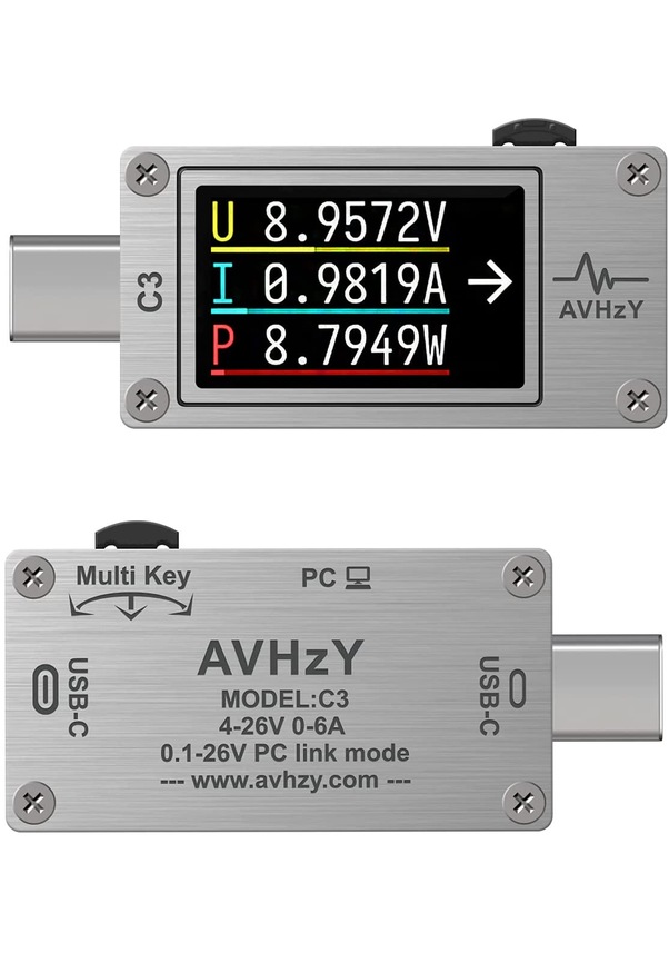 Avhzy C3 Usb 3.1 Type C Dijital Akım Test Cihazı Fiyatları ve Özellikleri