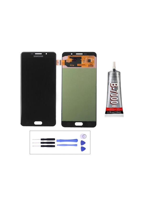 Samsung Galaxy A7 2016 Sm-A710F Lcd Ekran Doknmatik + Montaj Seti Altın ...