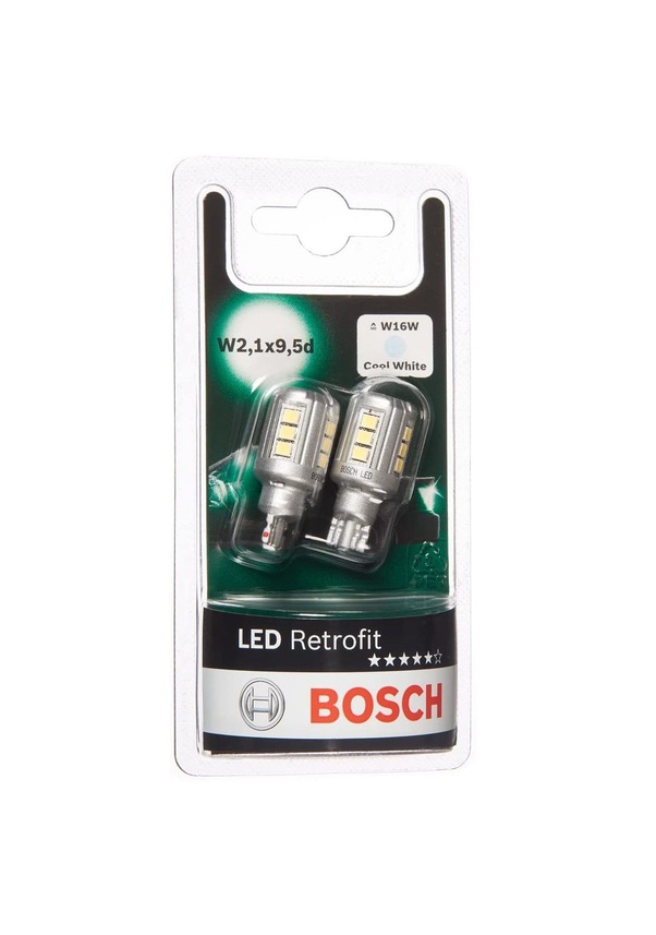 Bosch Led Retrofit W16W T15 Dipsiz Led Ampul 12V 6000K (W2,1x9,5d Fiyatları ve Özellikleri