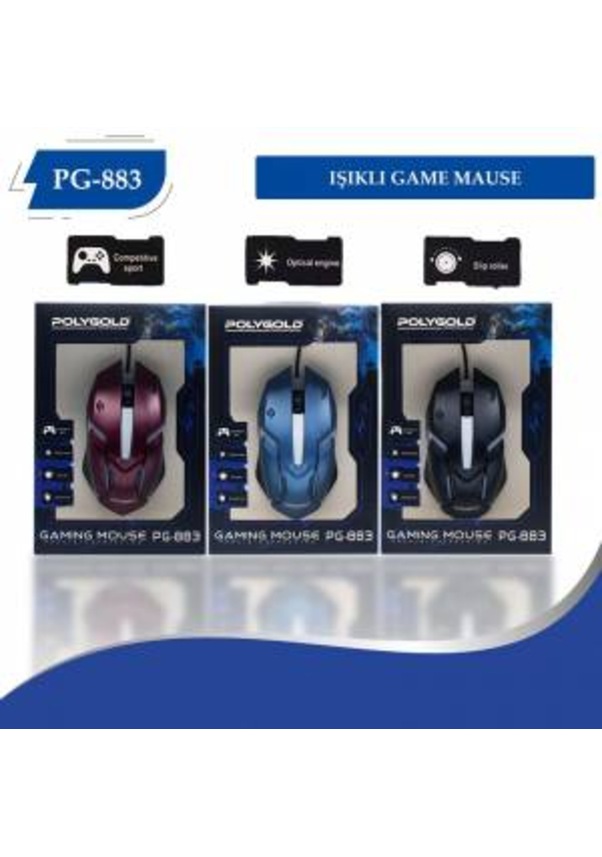 Egenteknoloji Poly Gold Pg-883 Usb Isıklı Game Mouse Fiyatları ve ...