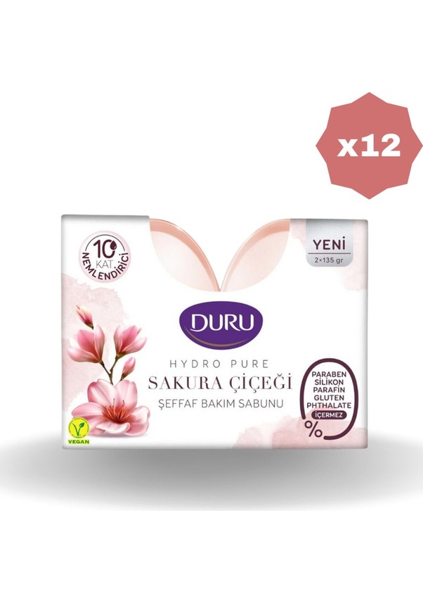 Duru Hydro Pure Özel Ürün Sakura Kalpli 270 G 12 Adet Fiyatları ve ...