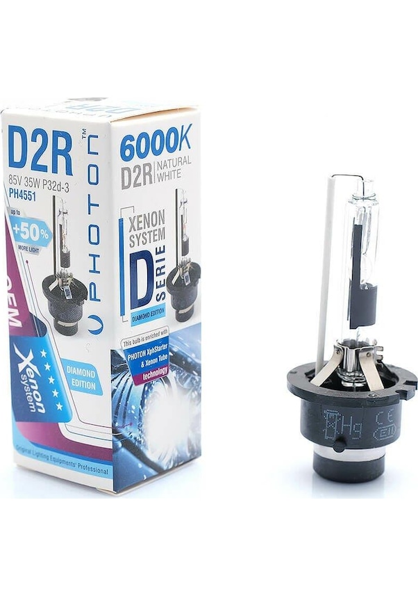 D2R 6000K +%50 FAZLA IŞIK D SERİSİ XENON AMPÜL Fiyatları ve Özellikleri