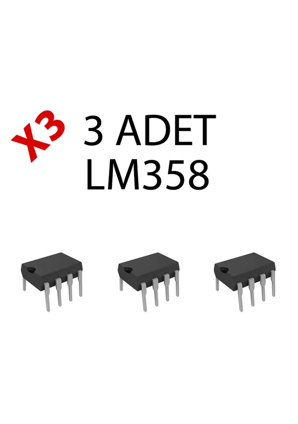 Lm358 , Lm358p , Lm358n Dıp-8 Entegre 3adet Fiyatları ve Özellikleri