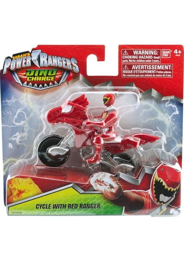Power Rangers Dino Charge Cycle With Red Ranger Figür Ve Motor Seti ...