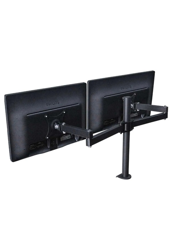 Monozone 2li Çift Kol Monitör Tutucu Led Tv Full Hareketli Çelik ...