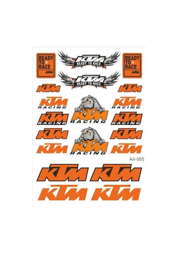 Motosiklet Ktm Sticker Set A4 Fiyatları ve Özellikleri