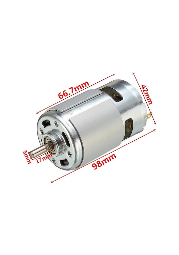 RS775 DC Motor 12V 15000Rpm Yüksek Hız Tork Çift Bilyalı Rulman ...