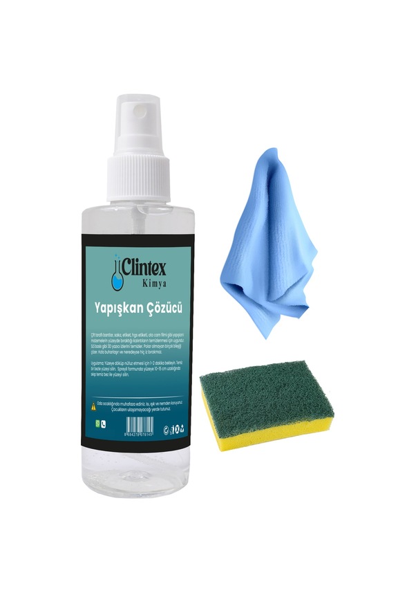 Clintex Kimya Yapışkan İzi Çözücü Sökücü Set 200 ML Fiyatları ve ...