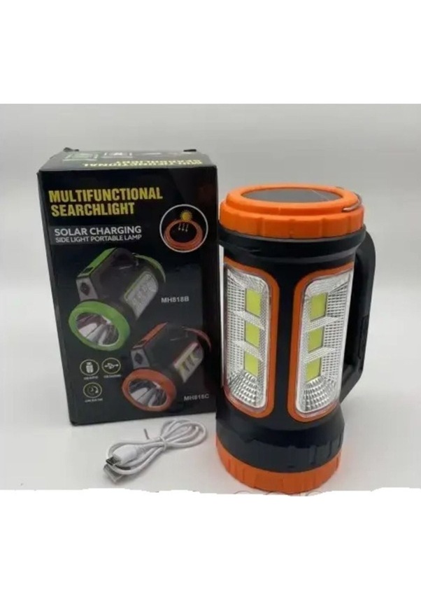 3w+15w Solar Şarjlı Led El Feneri Projektör Kamp Avcı Feneri Fiyatları ve Özellikleri