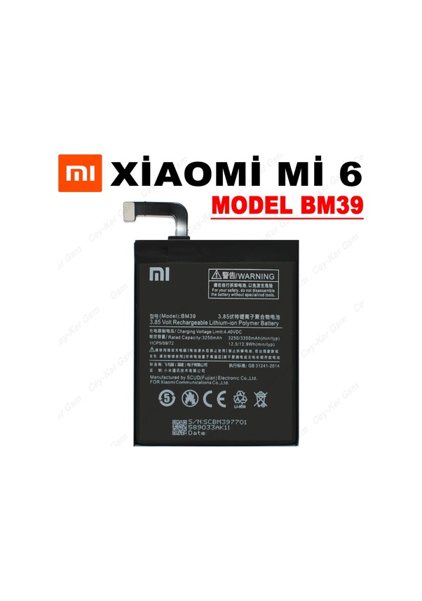 Xiaomi Mi6 Bm39 Batarya Pil Fiyatları ve Özellikleri