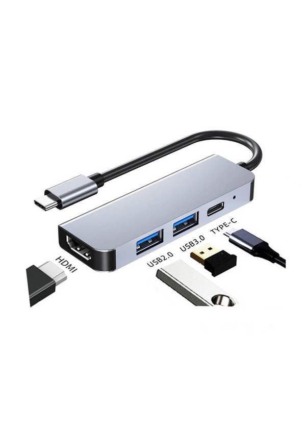 Type C To Hdmı 4k 30hz Kablo Usb 3 0 Hub Çoklayıcı Otg Usb C ...
