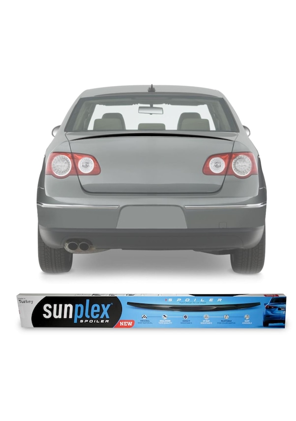 Volkswagen Passat B6 Spoiler Piano Black Sunplex A+ Kalite Fiyatları ve ...