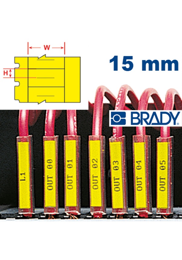 Brady Ptdsu-15-7597-Yl Plastik Kılıf için Iç Etiket 15.00 MM Fiyatları ...