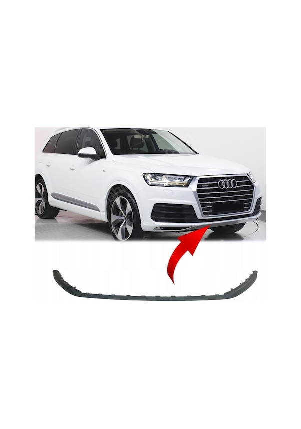 Audi Q7 Sline Ön Tampon Alt Süs Çıtası Gri 16-2020 4m0853245 1rr ...