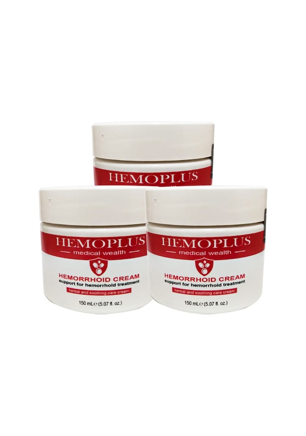 Hemoplus Büyük Boy Hemeroid Krem 3 Adet 150 Ml Ba.sur Kremi Fiyatları ...