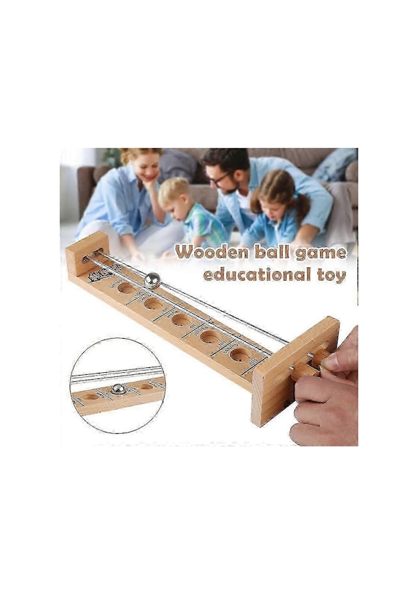 Ahşap Top Oyuncak Ay'ı Vur Oyunları Masaüstü Nostalji Dengeleme Tahtası ...