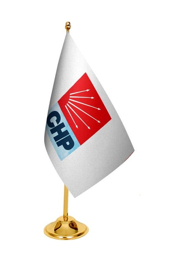 Masa Üstü Chp Bayrağı + Pirinç Direk Masa Bayrak Seti Fiyatları ve ...