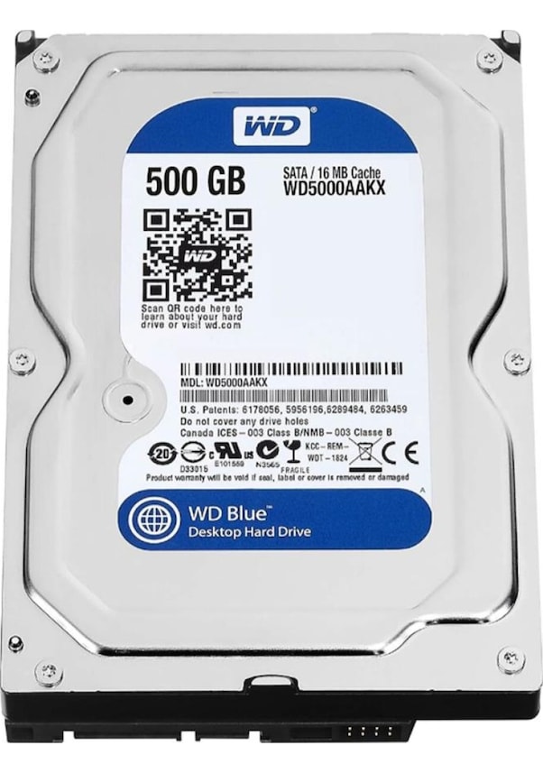 Wd 500gb Caviar Blue Wd5000aakx Sata 3.0 7200 Rpm 3.5" Harddisk Fiyatları ve Özellikleri