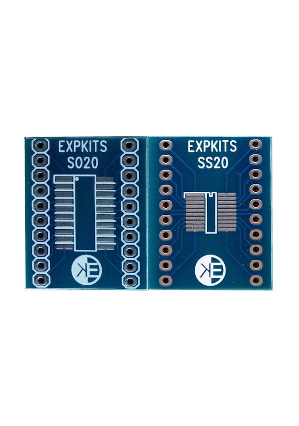Soss20 Pcb ( So20 - Ssop20 ) Soıc20 Ssop20 To Dıp20 Çevirici Pcb ...