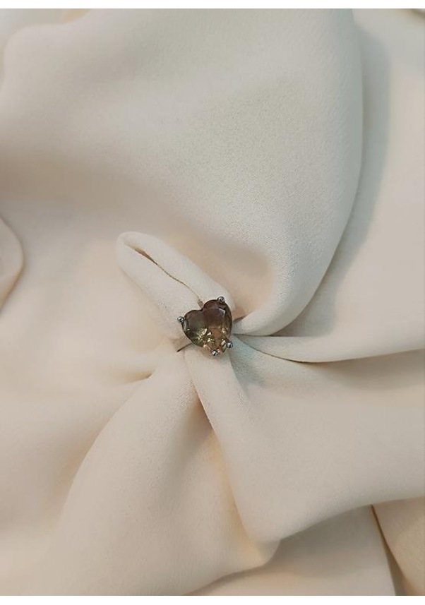 Zultanit Doğaltaş 925 Ayar Gümüş Yüzük 15 No Sultan Taşı Renk ...