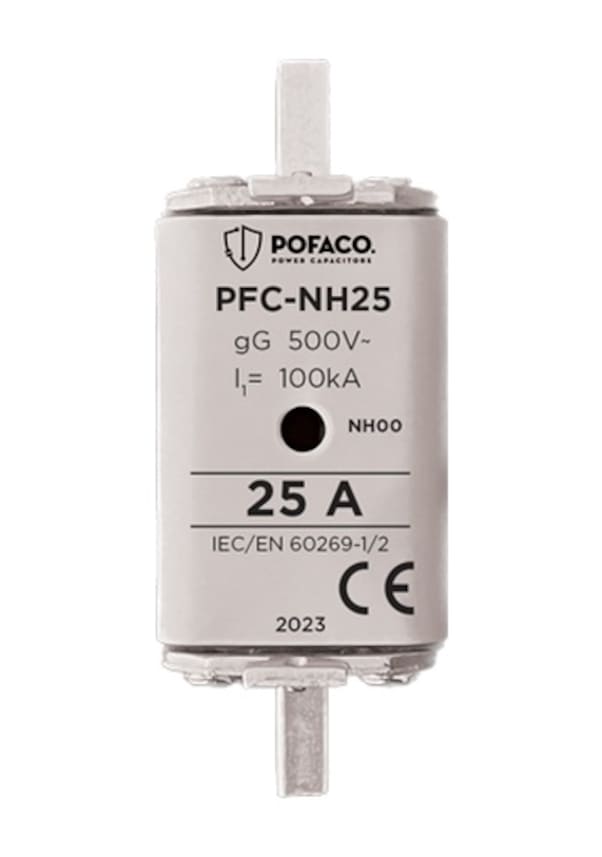 Pofaco Pfc-nh25 25a Nh 00 Boy Bıçaklı Sigorta Fiyatları ve Özellikleri