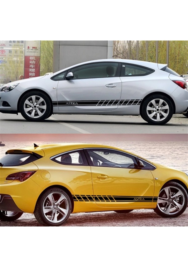 Opel Astra Yan Kapı Yazılı Sticker Etiket Modeli Fiyatları ve Özellikleri