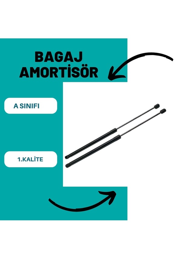 Audı A8 Bagaj Amortisör Sağ Sol Takım 300N 2002-2010 4E0827551A ...