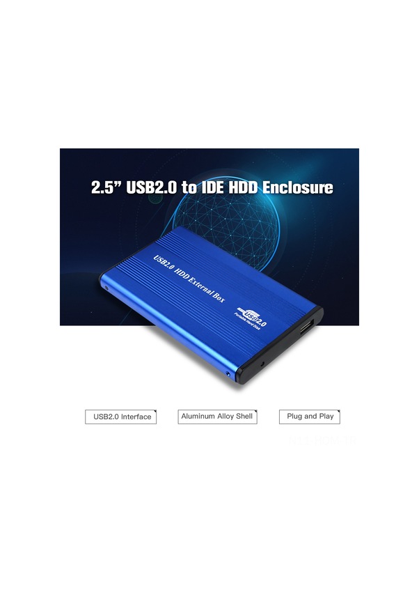 Suofeng 2.5" Ide Hdd Kutusu - Usb 2.0 Bağlantılı Taşınabilir Alüminyum ...