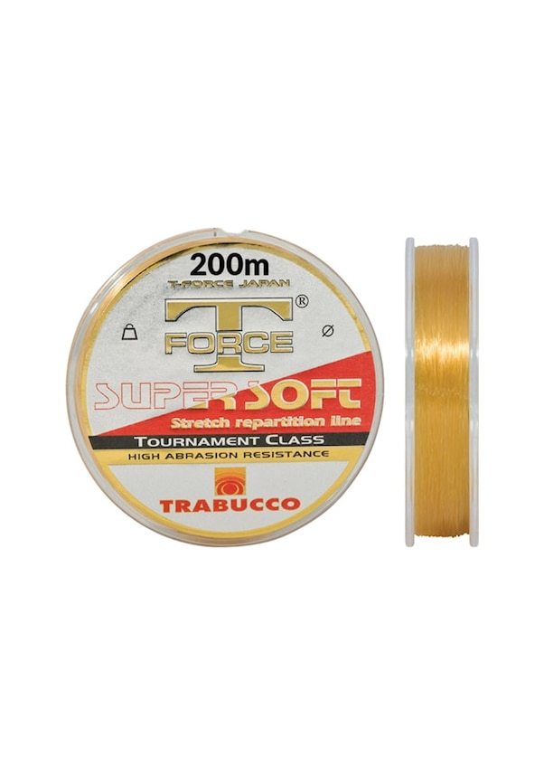 Trabucco T-Force Tournament 200M Super Soft Şeffaf Misina-200M - 0.185Mm Fiyatları ve Özellikleri