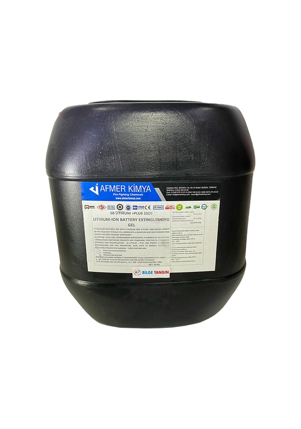 Afmer Lityum İyon Pil Li-ıon Batarya Yangınlarına Karşı Söndürücü Jel ...