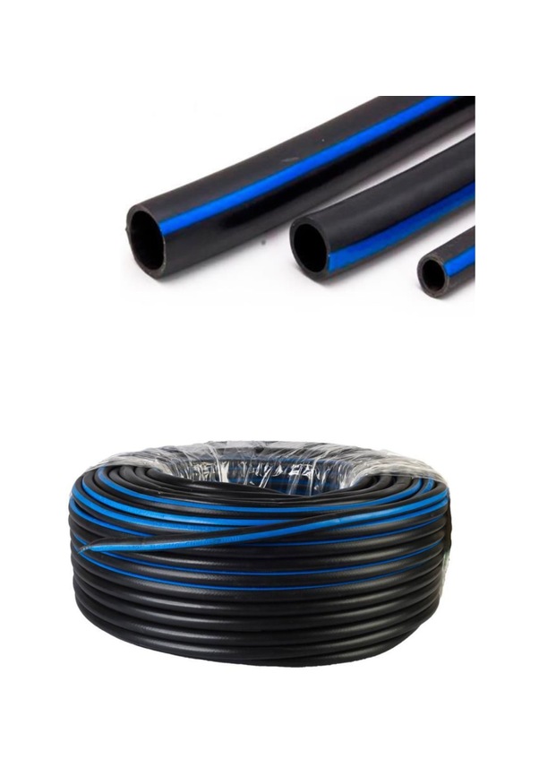 1" Çapı 25 Mm 90 Metre Termo Kauçuk İplikli Pvc Hortum Bahçe-balkon ...