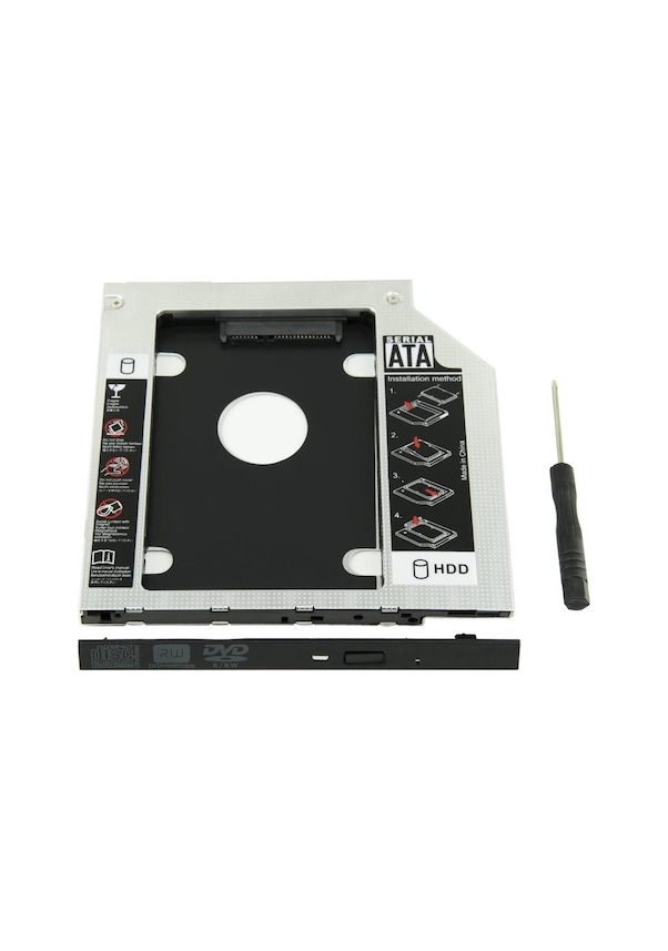 Asus uyumlu DVD-SSD Çevirici Adaptör Kızak 12.5mm Kalın Versiyon ...