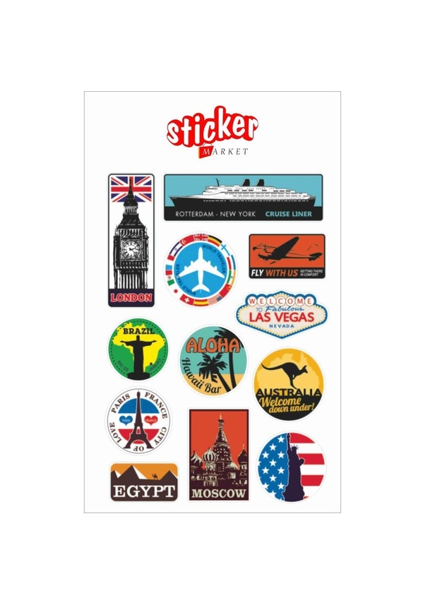 Bagaj Sticker Seti (235604726) Fiyatları ve Özellikleri