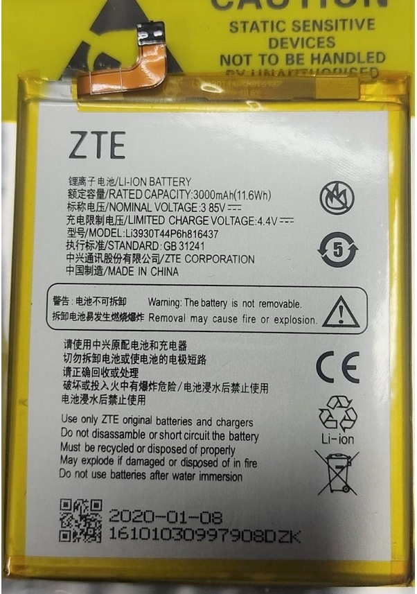 Vodafone Smart V8 Vfd-710 Li3930T44P6h816437 Batarya Pil 3000mAh ...