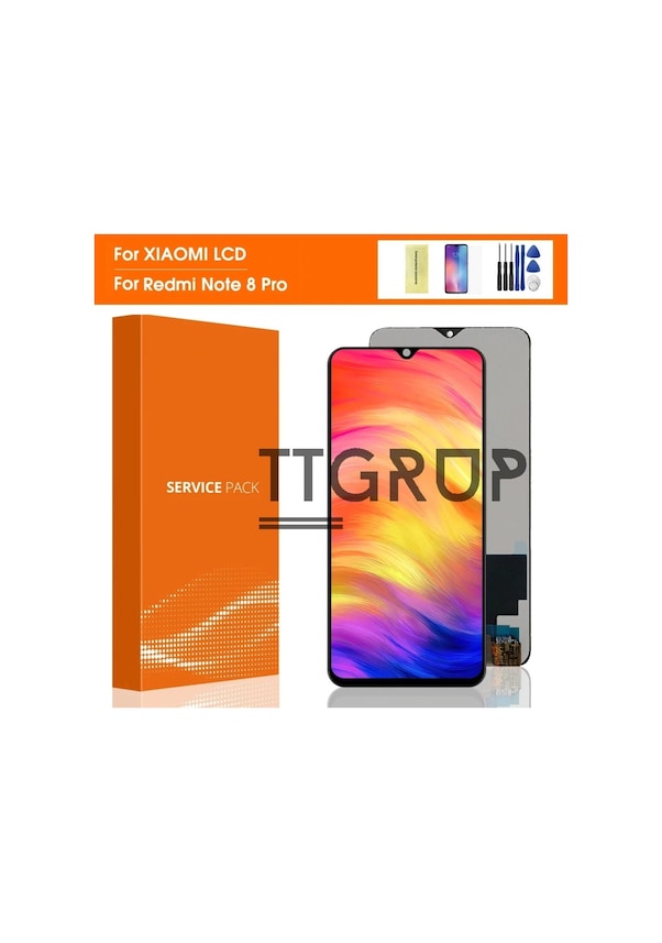 Xıaomı Redmi Note 8 Pro Lcd Ekran Full Dokunmatik Çıtasız Çok Renkli ...