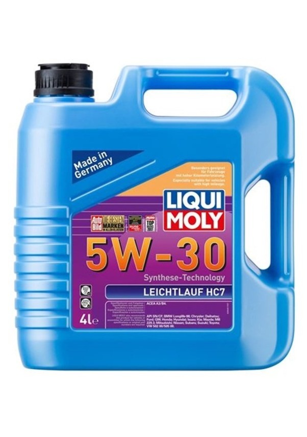 LIQUI MOLY 5W30 Motor Yağı Leichtlauf HC7 4Litre LIQUI MOLY Marka ...