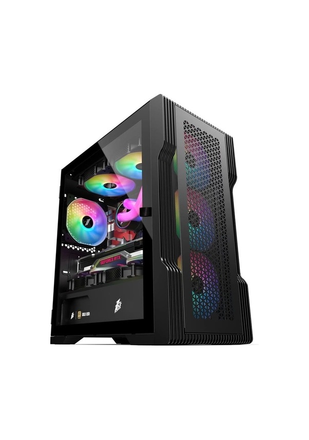1st Player Trılobıte T3 Siyah 600w 80+ Argb 4x12cm Fan Temperli Cam ...