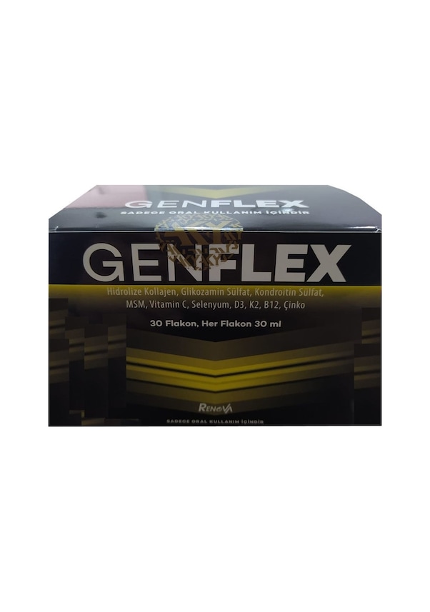 Genflex Hidrolize Kollajen İçeren Takviye Edici Gıda 30 x 30 ML Flakon ...