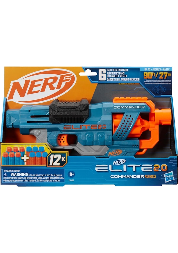 Nerf Elite 2.0 Commander Rd-6 12 Adet Nerf Mermi Elite Dart Seti ...