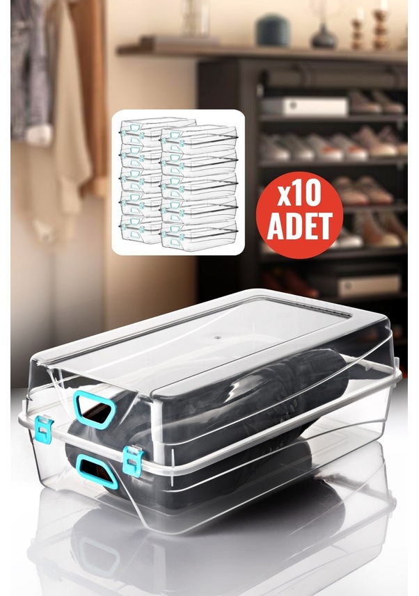 Nandy Home 10'lu Set Erkek Ayakkabı Saklama Kutusu Fiyatları ve Özellikleri