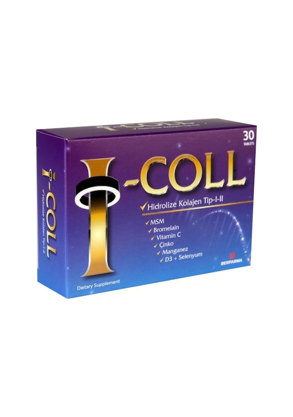 I-coll Hidrolize Kolajen 30 Tablet Fiyatları ve Özellikleri